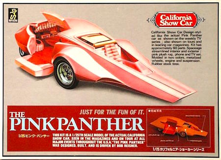Pink Panther Show Rod car Model Kit 1970's TV Morning.